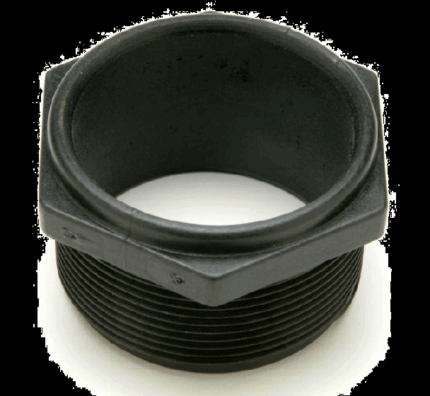 2 Inch NPS Polypropylene Bung Adapter - TTS, SC-TTS Series