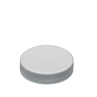 WHITE POLYPROPYLENE SCREW CAPS - 48 MM