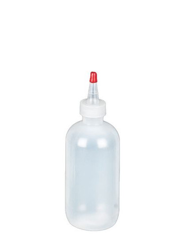 8 OZ PLASTIC DISPENSER BOTTLE WITH DISPENSING CAP