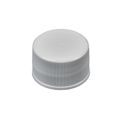 White Polypropylene Screw Caps - 28 mm