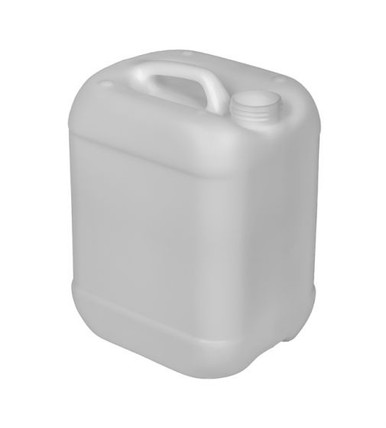 2.5 GALLON RECTANGULAR PLASTIC PAIL, CLOSED HEAD, 51 MM - NATURAL