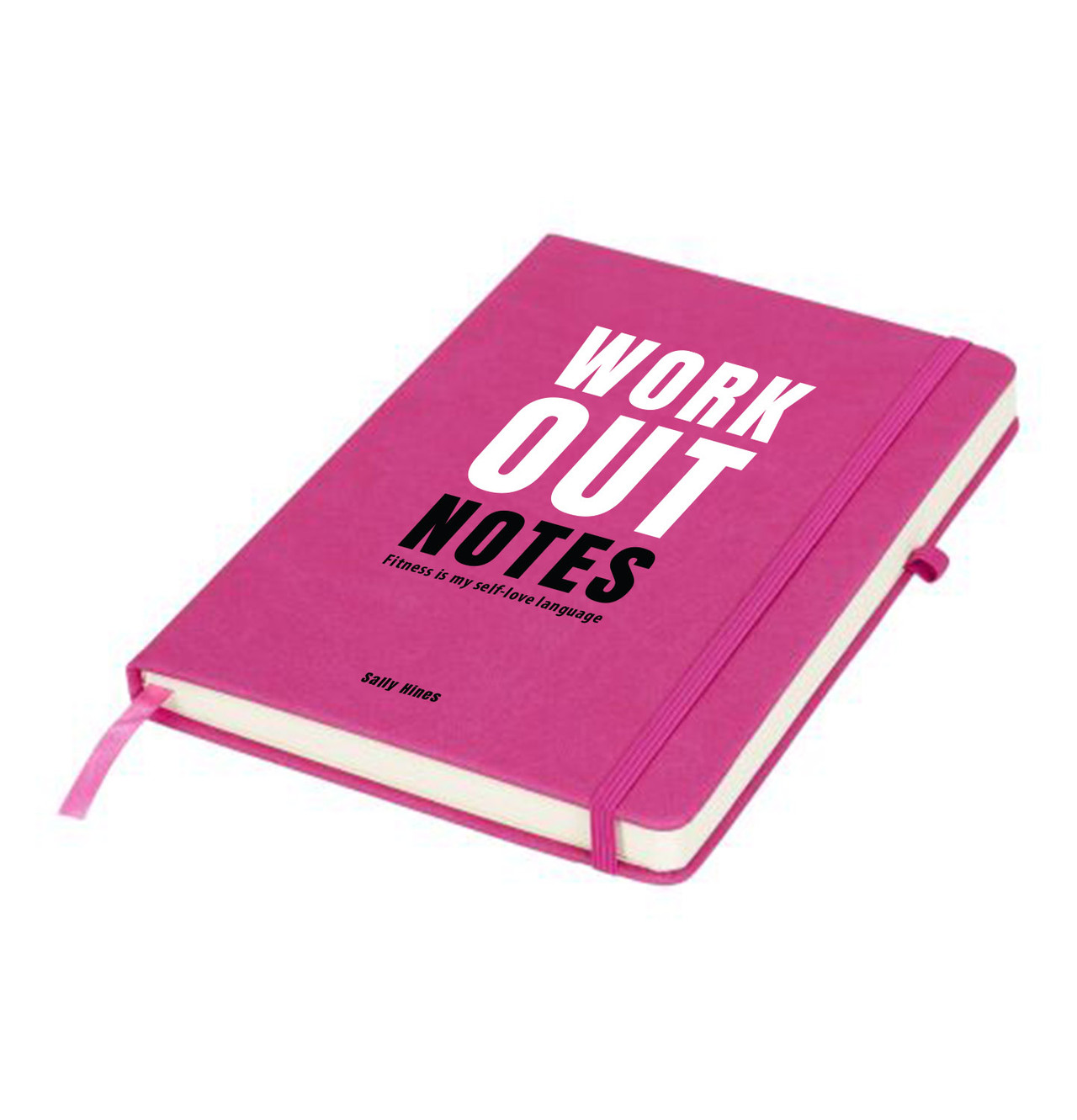 Personalised WORKOUT Notes: Fitness is My Love Language A5 Notebook ...