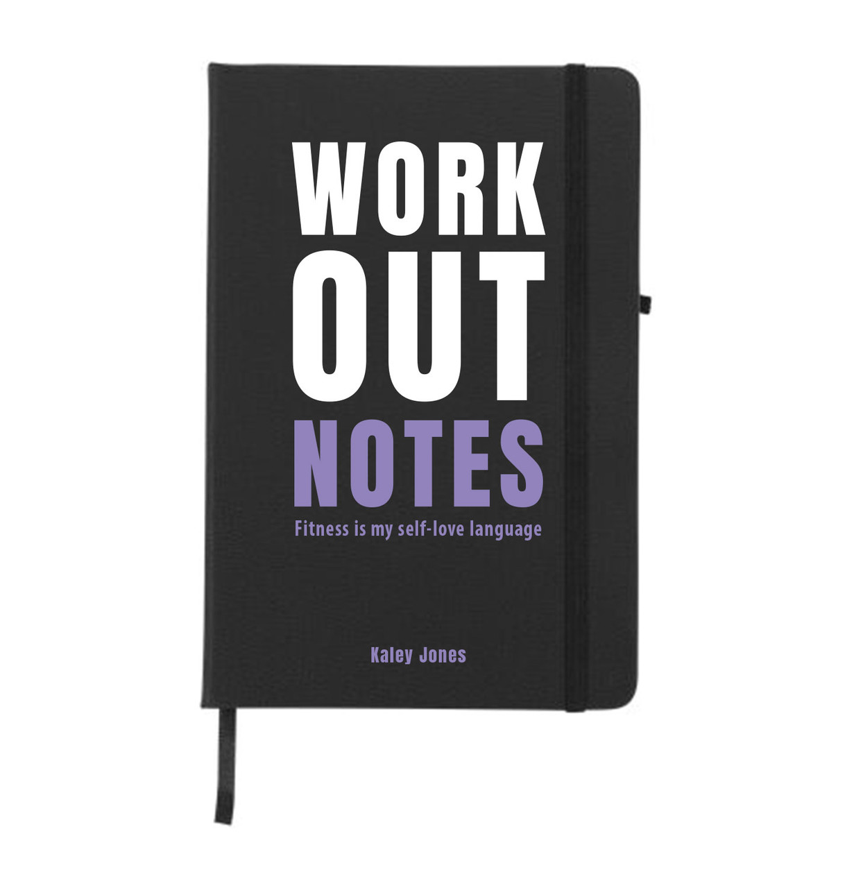 Personalised WORKOUT Notes: Fitness is My Love Language A5 Notebook ...