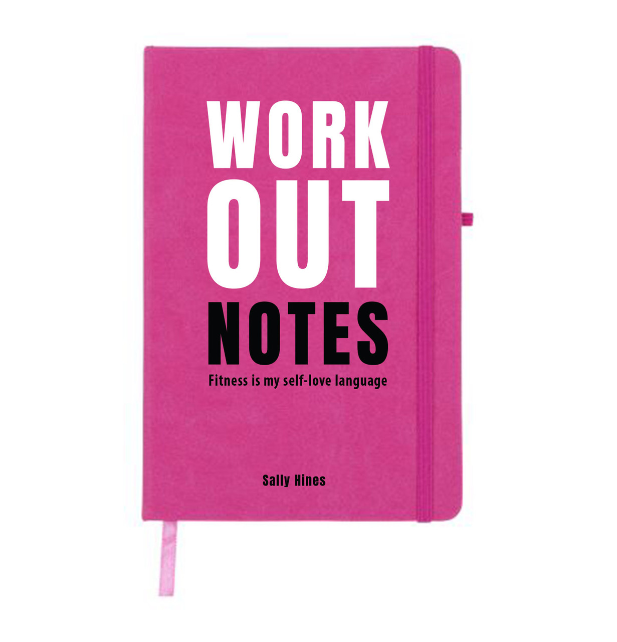Personalised WORKOUT Notes: Fitness is My Love Language A5 Notebook ...