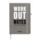 Personalised WORKOUT Notes: Fitness is My Love Language A5 Notebook ...