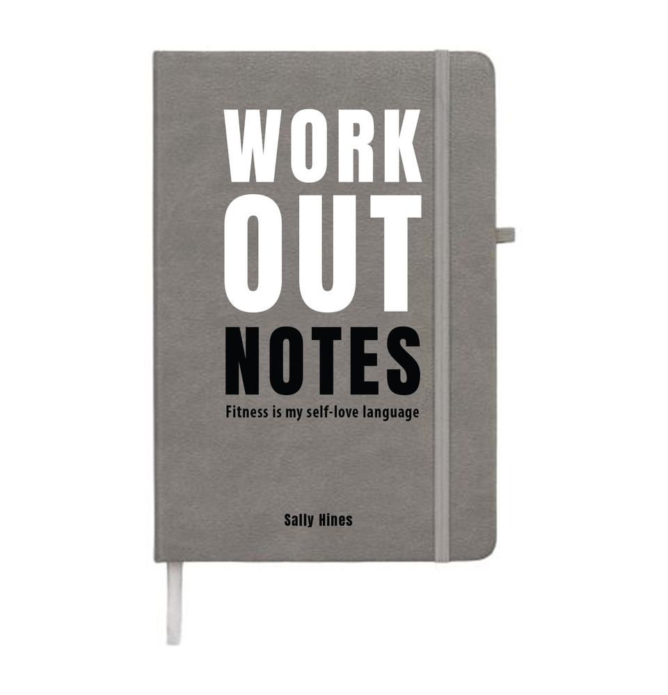 Personalised WORKOUT Notes: Fitness is My Love Language A5 Notebook ...
