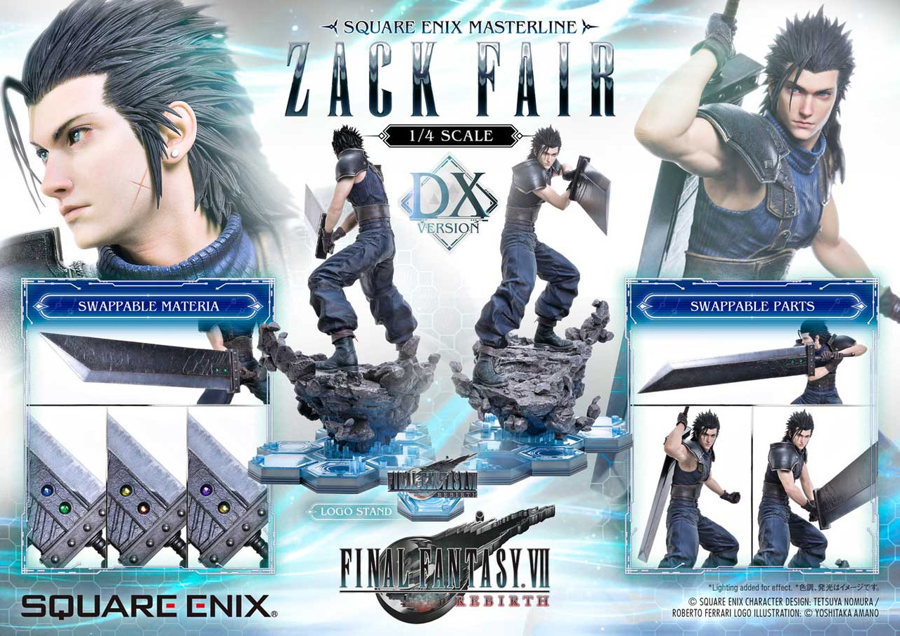Figura a escala 1/4 - Zack Fair - FINAL FANTASY VII REBIRTH - SQUARE ...