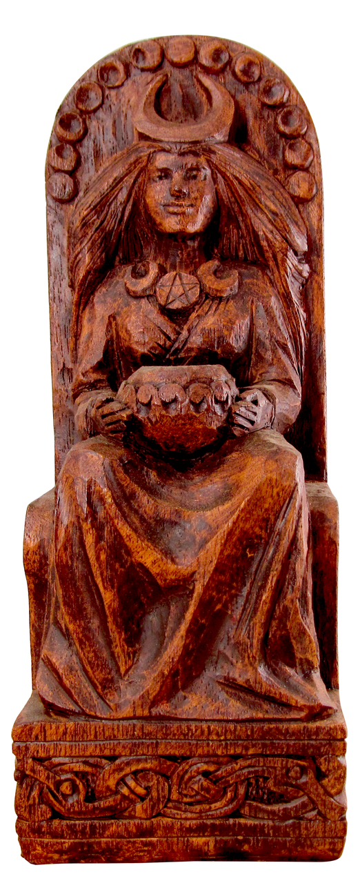 Seated Goddess Statue