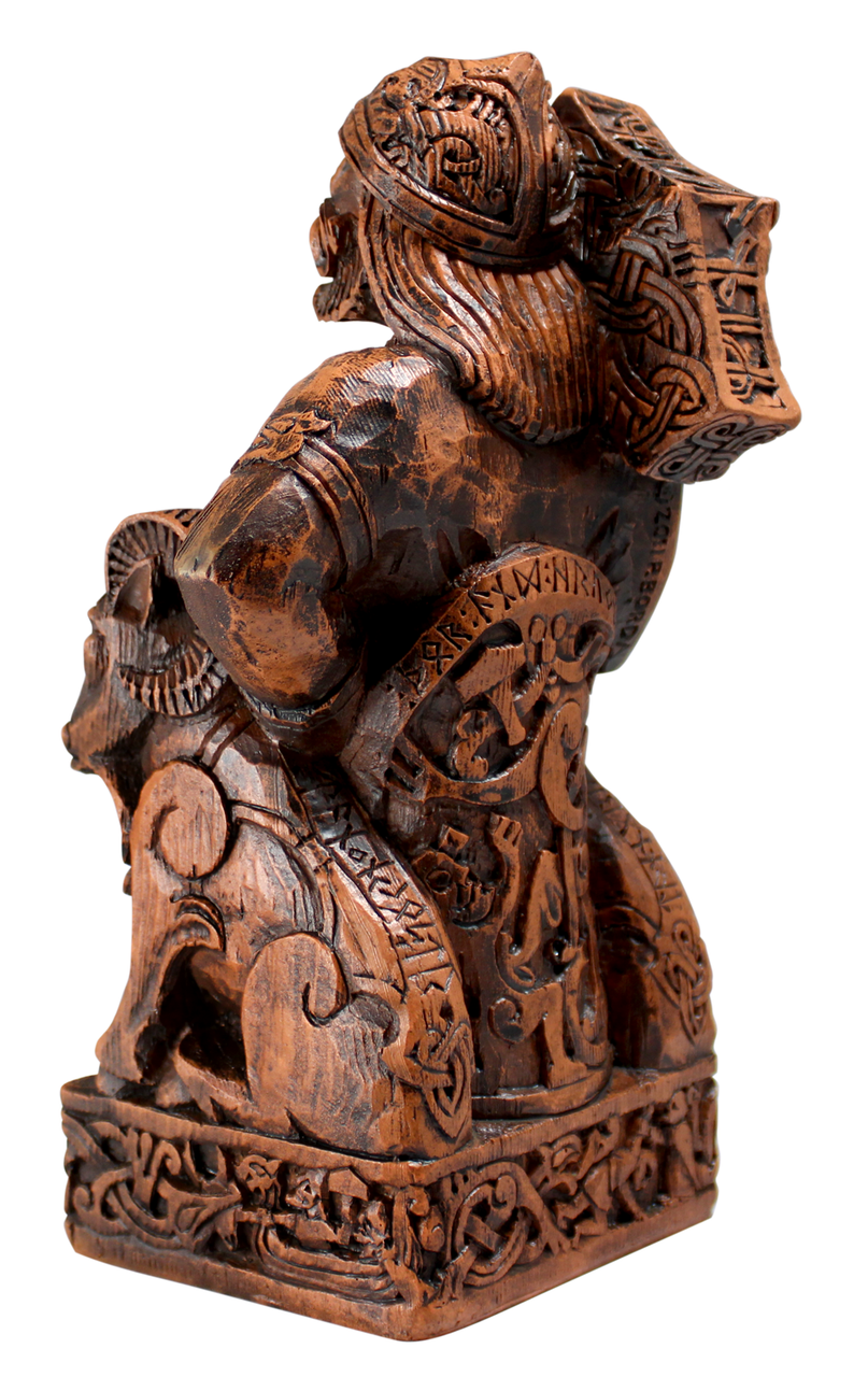 Seated Thor Statue
