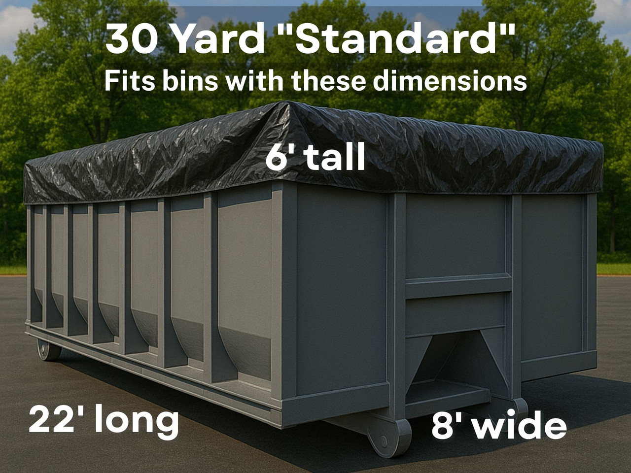 Roll Off Dumpster Liners - DumpsterLiners.com