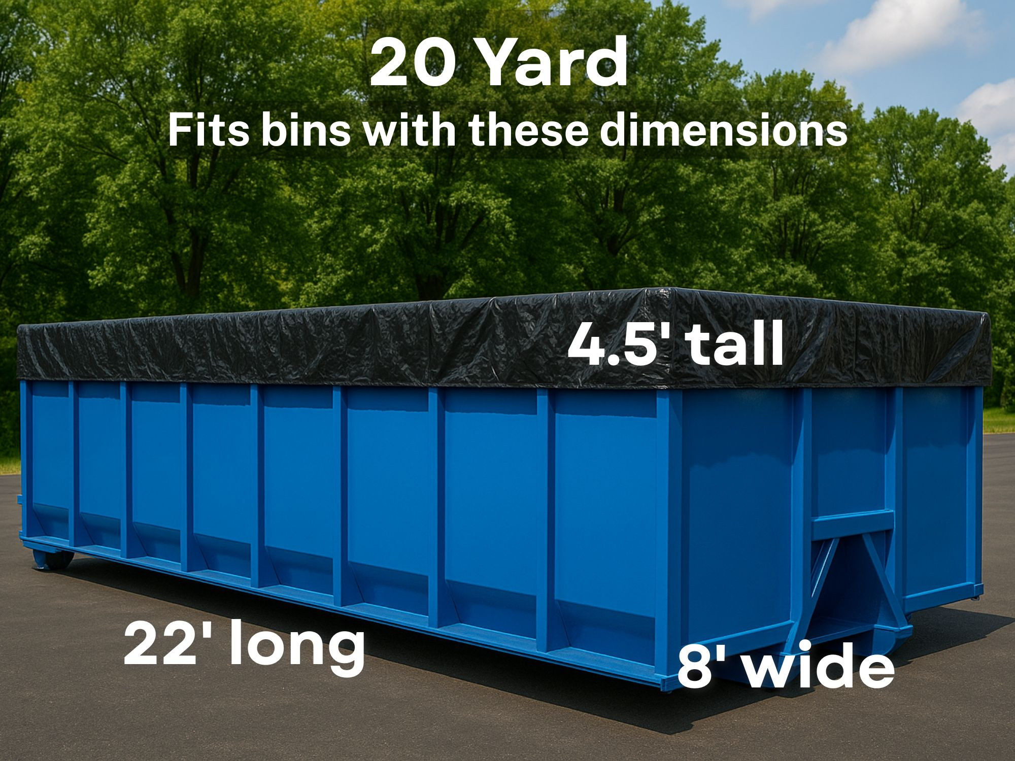 Roll Off Dumpster Liners - DumpsterLiners.com