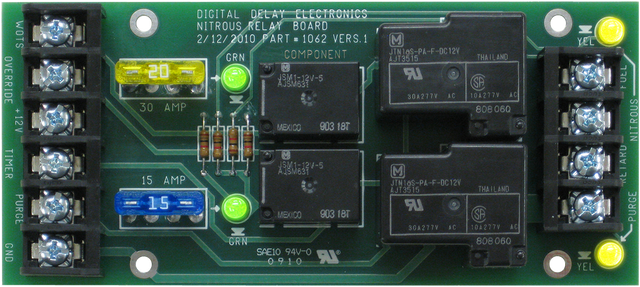 Digital Delay NITROUS RELAY BOARD Designed to simplify wiring and ...