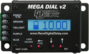 Digital Delay Mega Dial V2 With Black Dial Board Display and Red LED'S ...