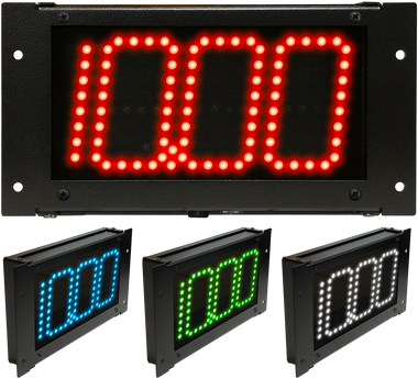 Digital Delay Single OR DualView Dial Board Display, Chrome OR Black ...