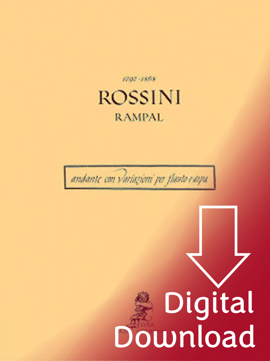 Rossini: Andante with Variations for Flute and Harp (Digital Download ...