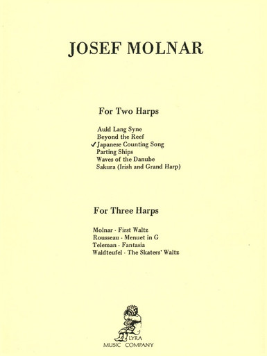 Molnar: Japanese Counting Song for Two Harps - Vanderbilt Music Company