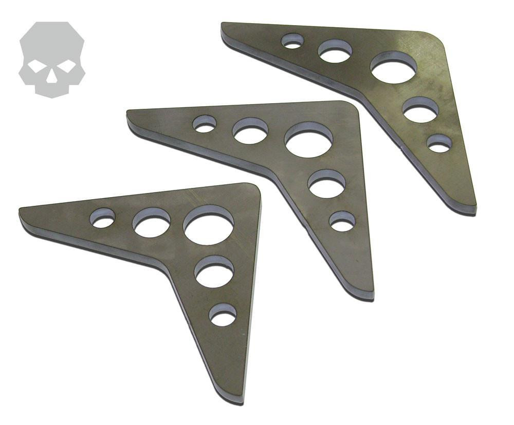 Cage Gusset With Holes - Ballistic Fabrication