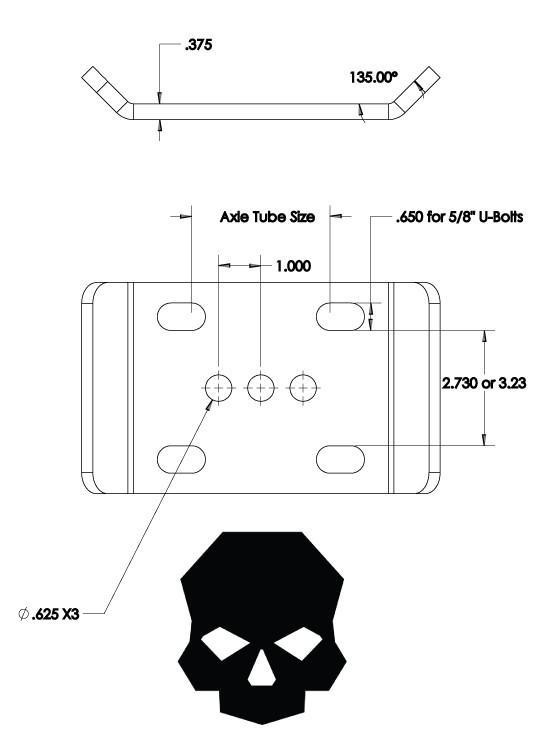 Leaf Spring Plates (Pair) - Ballistic Fabrication