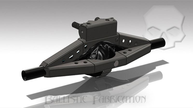 Toyota Rear Axle Truss - Ballistic Fabrication