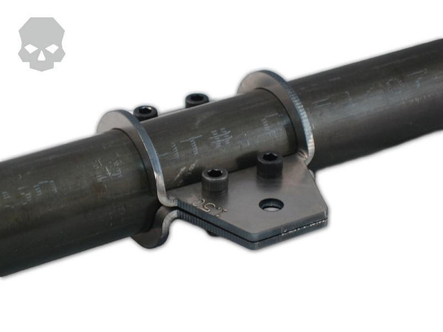 OD Tube Clamp w/ Mounting Tab - Ballistic Fabrication