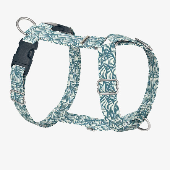 Ocean Rhythms Dog Harness