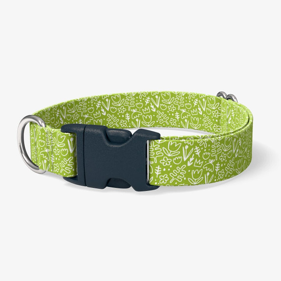 Custom Doodle Garden Dog Collar