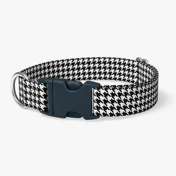Custom Houndstooth Dog Collar