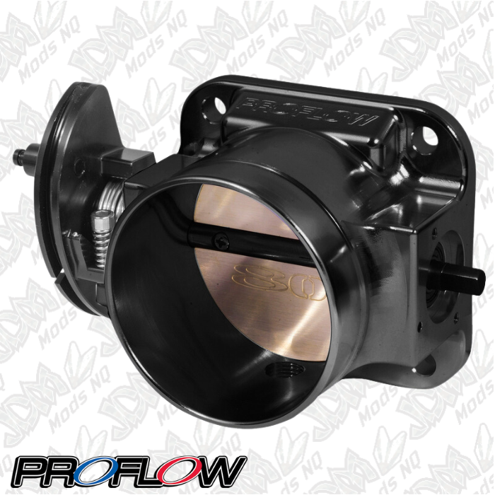 Proflow Throttle Body, Universal 80mm Bore Size Black