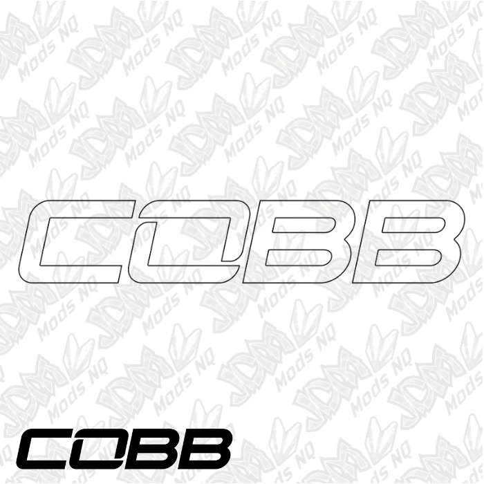 Cobb Tuning Logo Decal 4" - White | Shop Now