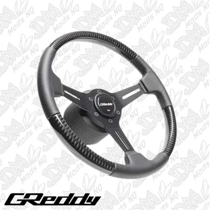 GReddy Sports Wheel Carbon - Real Carbon Steering Wheel