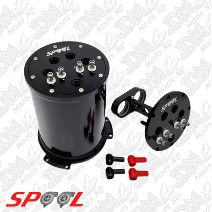 Spool Surge Tank with Dual Pump Hanger - AN-8 - 2.8L