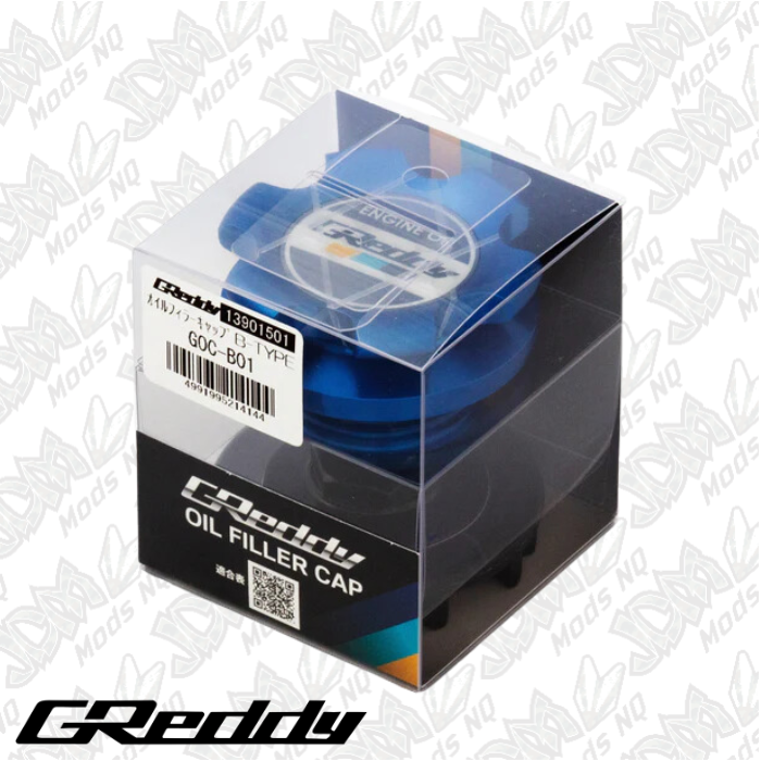GReddy Oil Filler Cap Type-B 08 Blue - Fits MITSUBISHI