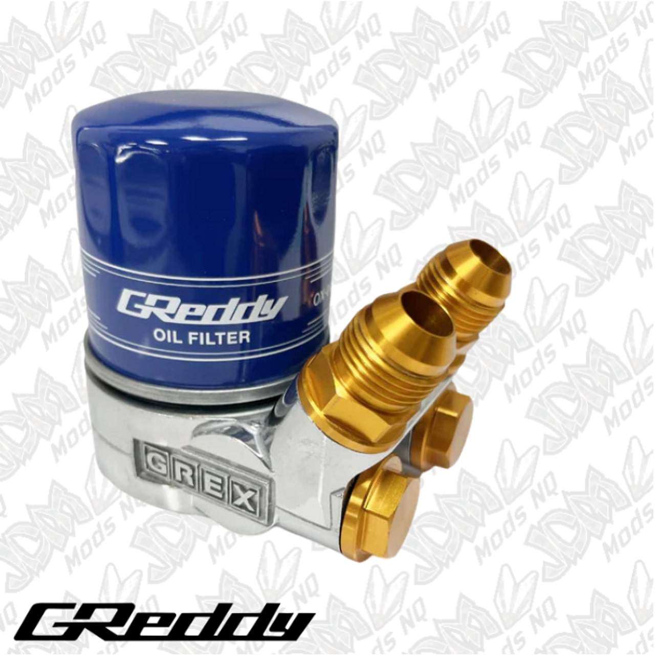 GReddy Type E Cooler: Oil Cooler Block Adapter - Universal