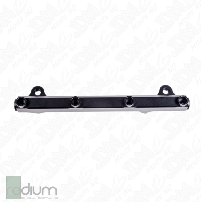 Radium Black Fuel Rail Only - Mitsubishi Evo X