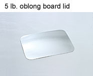 5 lb. oblong board lid | apartysource.com