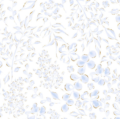 Icy Floral Disposable Airlaid Buffet / Cocktail Napkin - Pack of 20