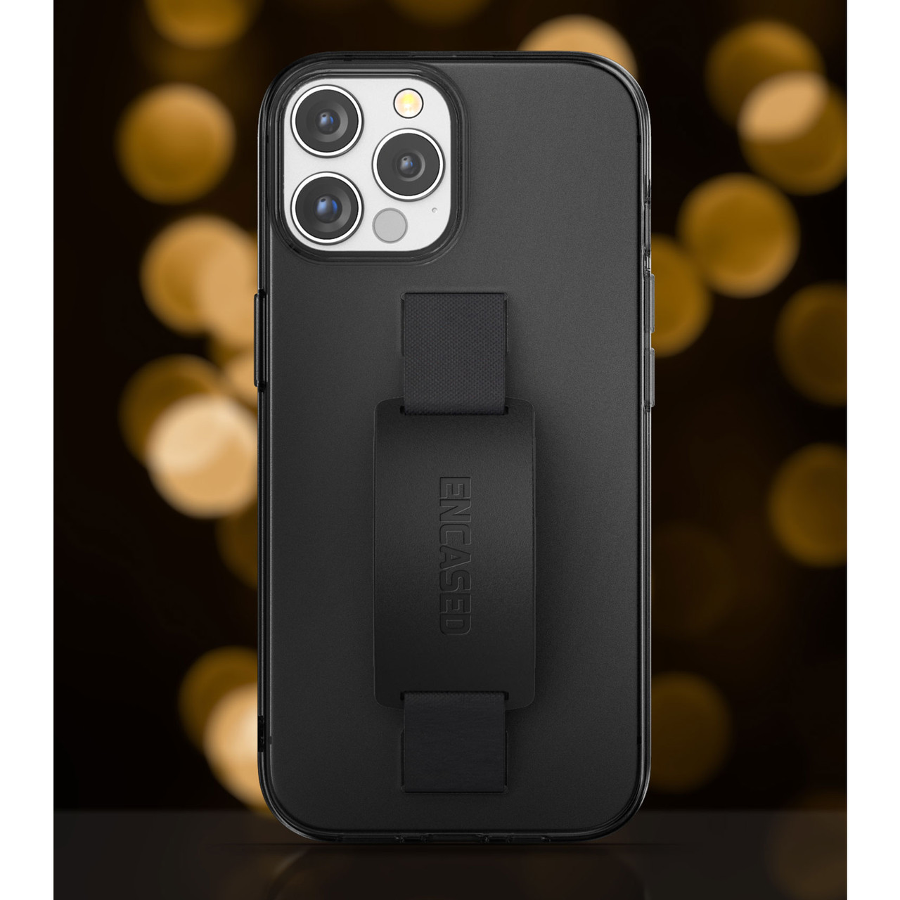 Encased Hand Loop Case for iPhone 15 Pro - Black