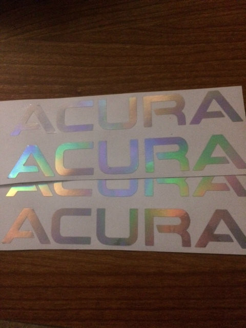 ACURA Carbon Fiber Front Bumper Decal (2004-2008 TL) - EndLess RPM