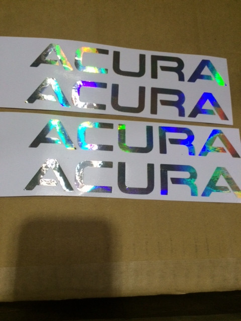 ACURA Carbon Fiber Front Bumper Decal (2004-2008 TL) - EndLess RPM