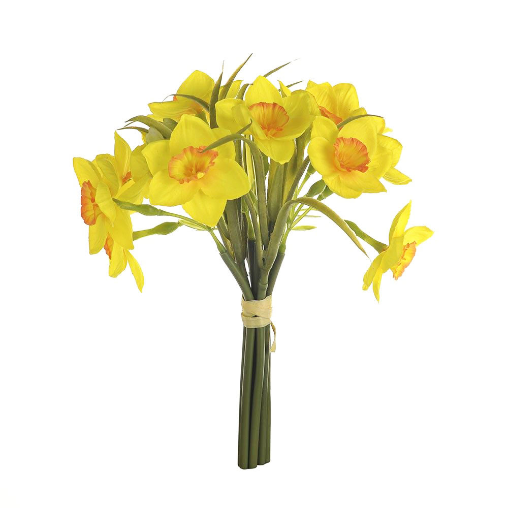 Daffodils 9 stem bunch 33cm
