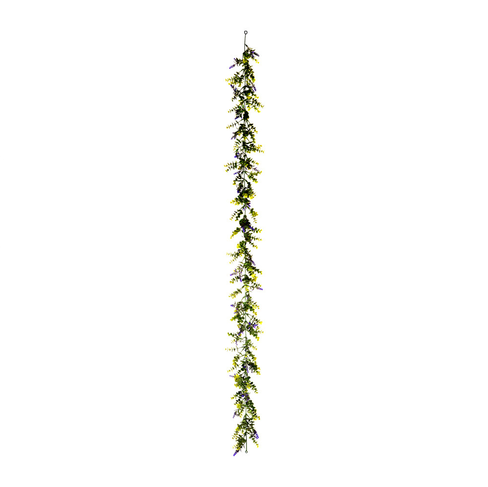 Artificial Lavender and Eucalyptus Spring Garland 180cm/6ft