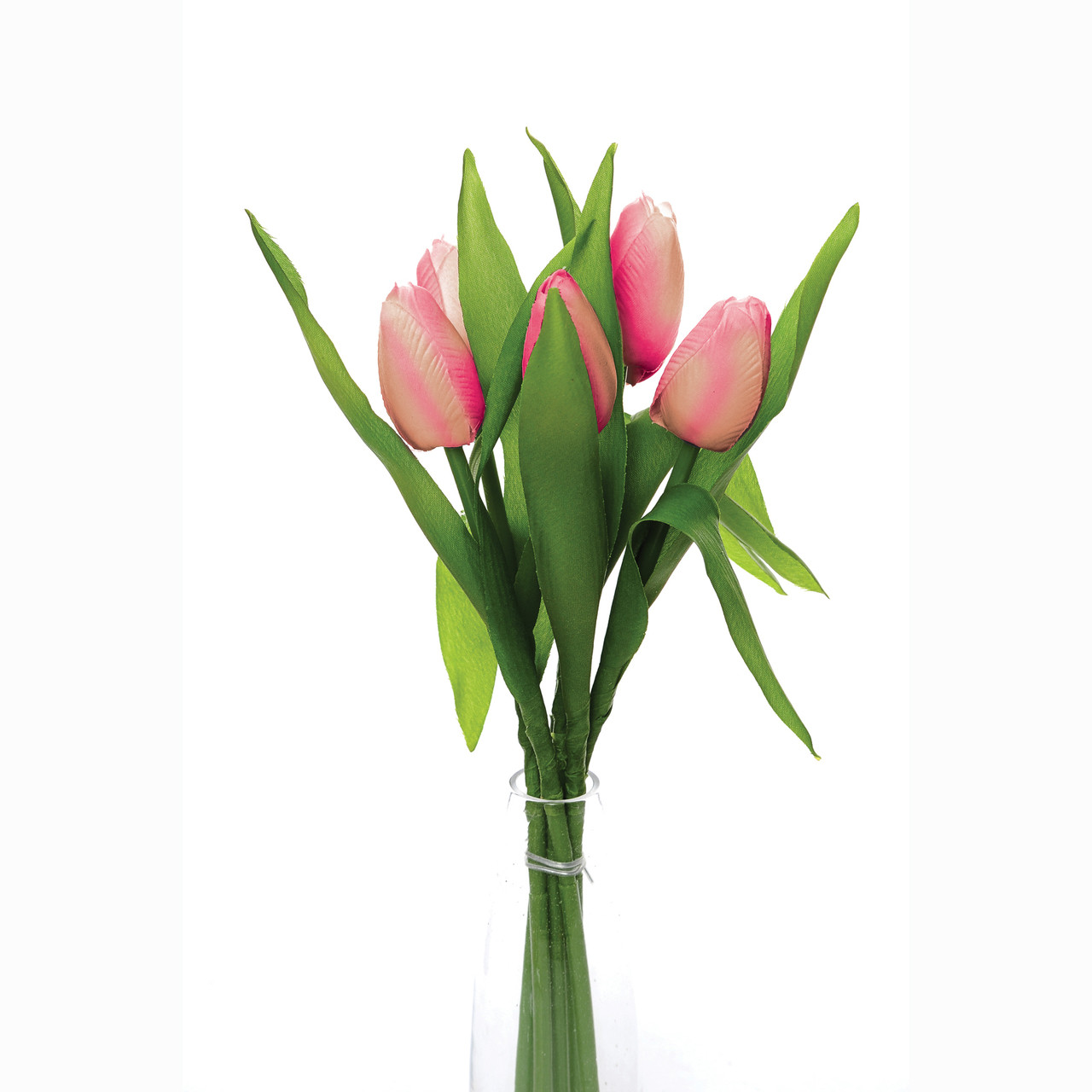 Tulips Pink Silk 6 x 35cm/14 inch stems