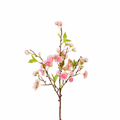 Fuji Cherry Blossom Spray Artificial 45cm Dark Pink