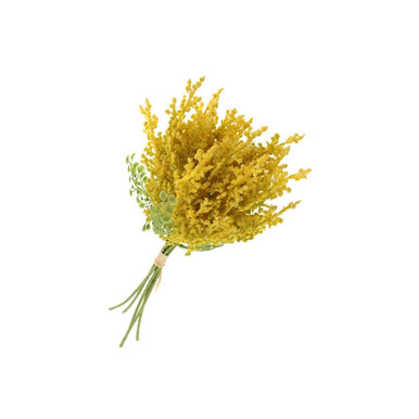 Artificial Yellow Heather Tied Bundle 5 Stems 38cm/15 Inches Tall