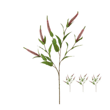 Pack Of 3 Artificial Veronica Flower Sprays 70cm/27 Inches Tall Pink