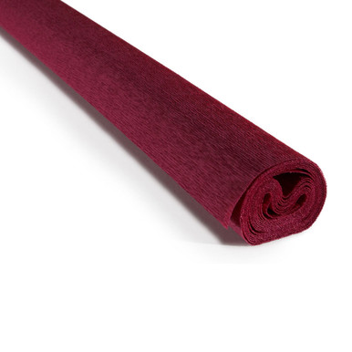 90g Crepe Paper Roll 50 x 150cm Burgundy Red (Shade 362)