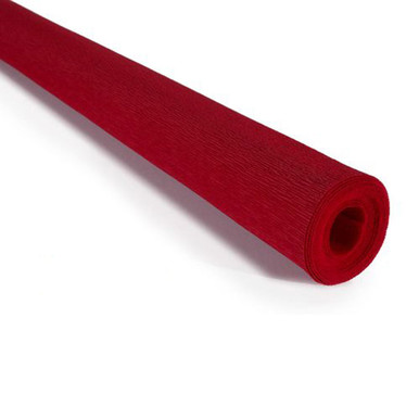 90g Crepe Paper Roll 50 x 150cm Deep Red (Shade 364)