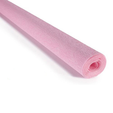 90g Crepe Paper Roll 50 x 150cm Pale Pink (Shade 384)