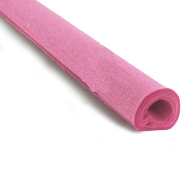 90g Crepe Paper Roll 50 x 150cm Peach Blossom Pink (Shade 390)
