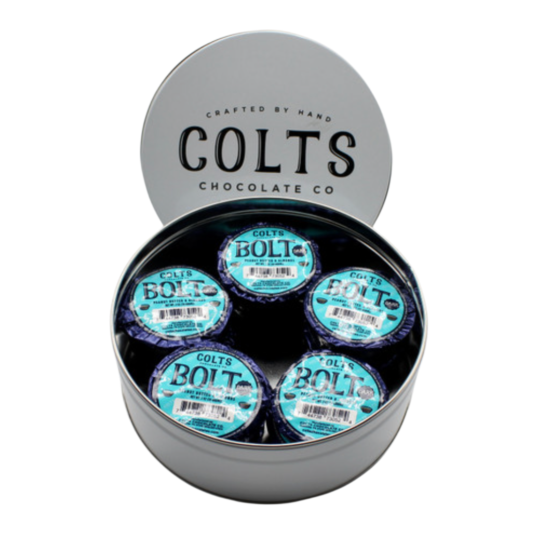 Bolts Gift Tin - Colts Chocolates Online Shop